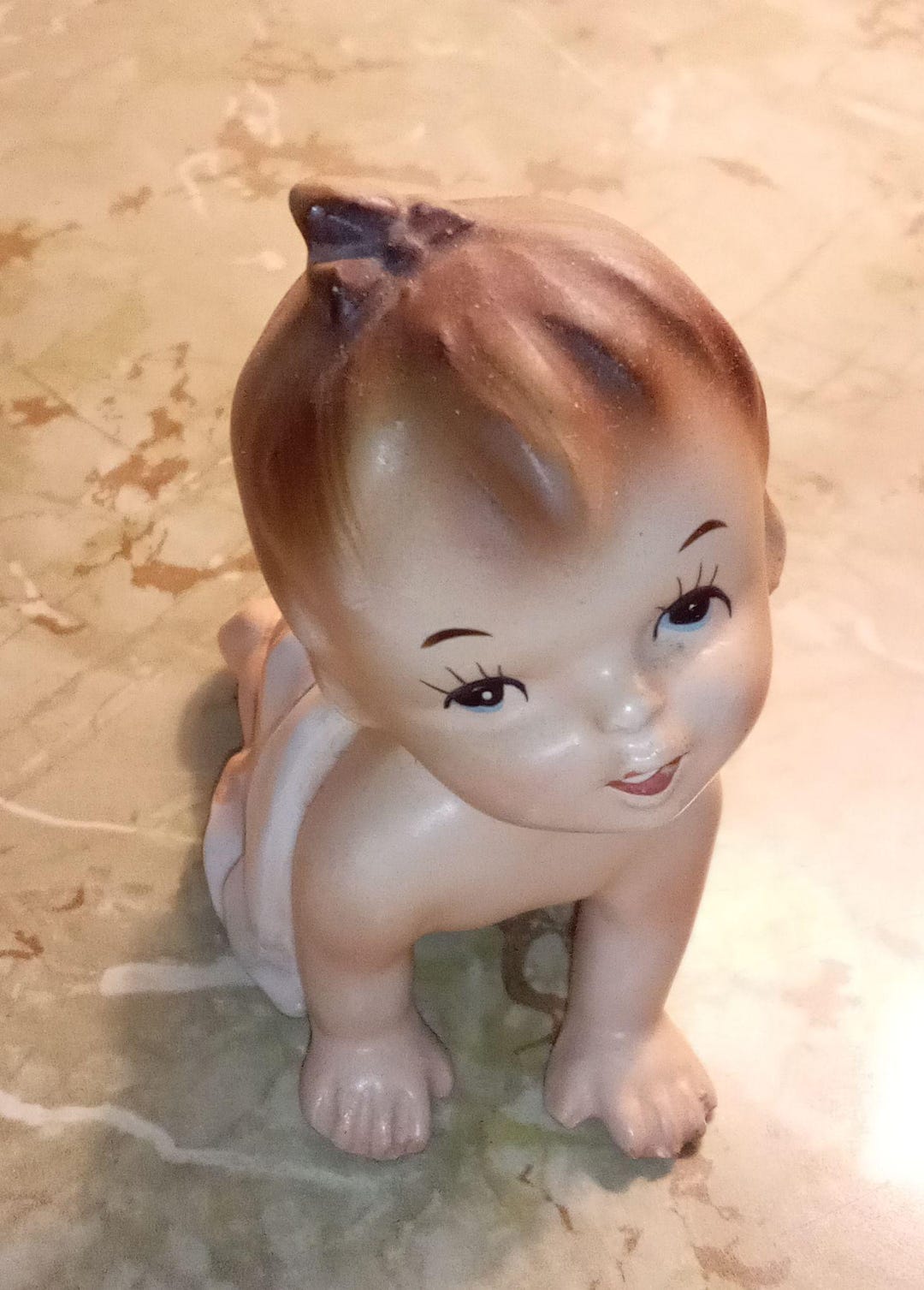 Vintage Baby Figurine / Signed Made in Japan C-4909/S Knick Knack ...