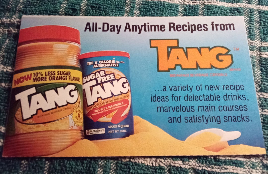 Vintage Kraft General Foods Tang trademark Breakfast Beverage Crystals ...
