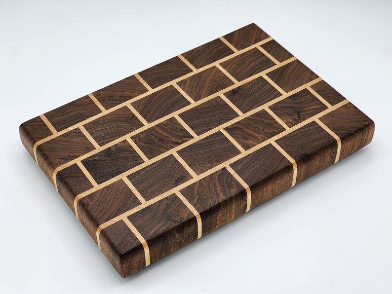 Brick Wall End Grain Bar Board / Cutting Board - Etsy