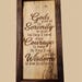 Serenity Prayer Wood Plaque | Rustic Inspirational Decor | Handcrafted ...