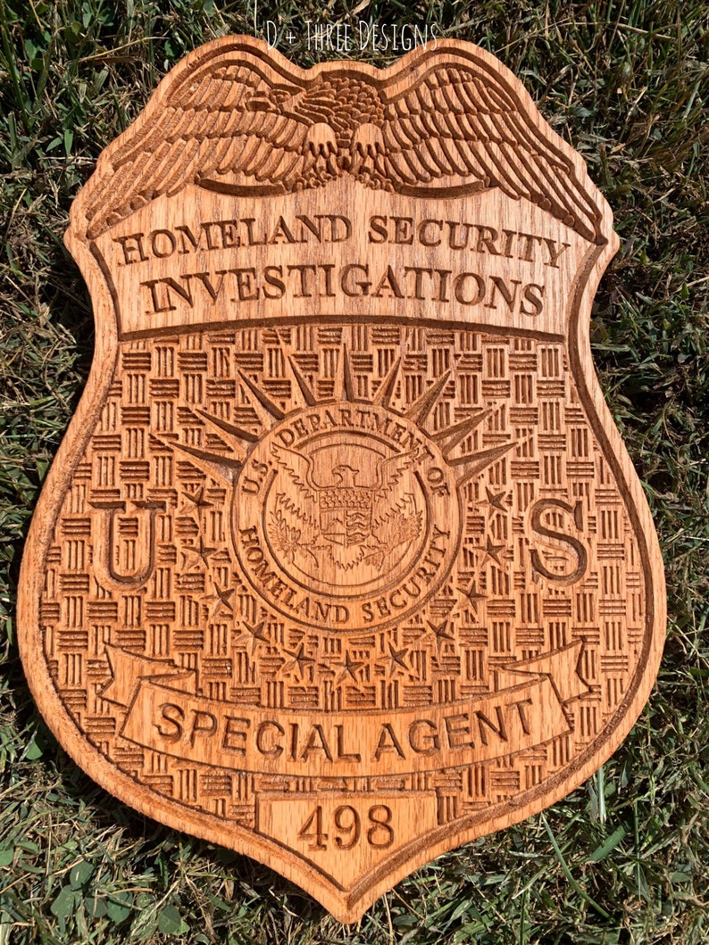 HOMELAND SECURITY Personalized Police Badge or Patch // Police - Etsy