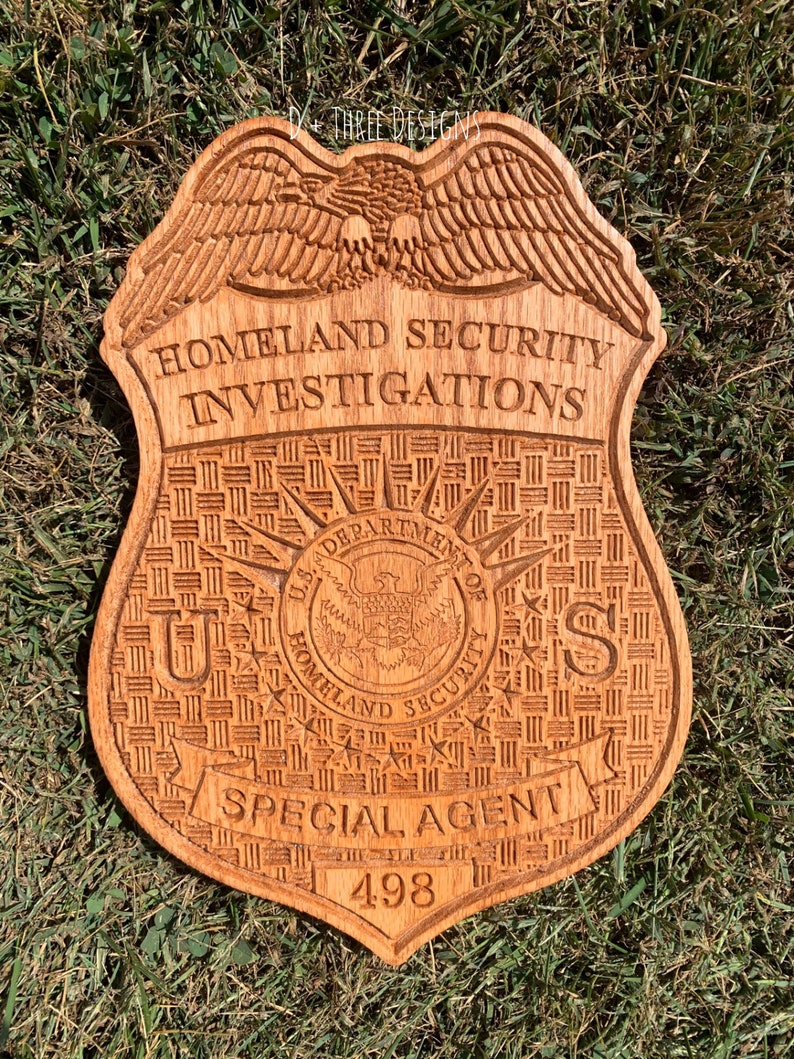 HOMELAND SECURITY Personalized Police Badge or Patch // Police - Etsy