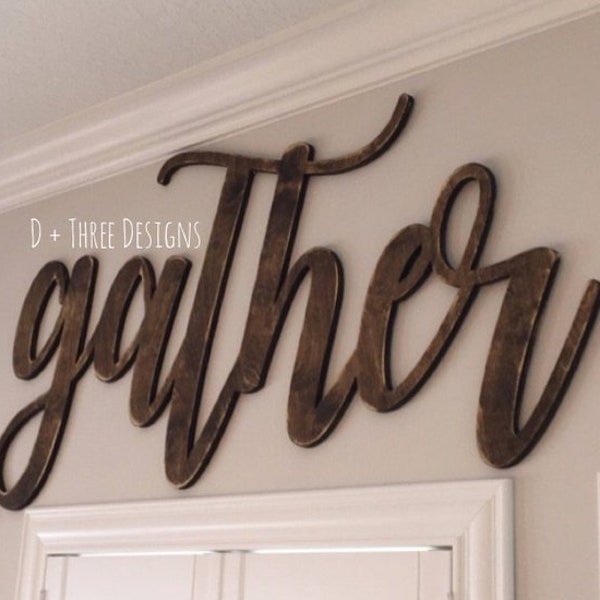 Gather Sign - Etsy