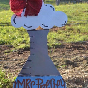 Science Beaker Teacher Wooden Door Hanger, Teacher Gift, Teacher Door ...