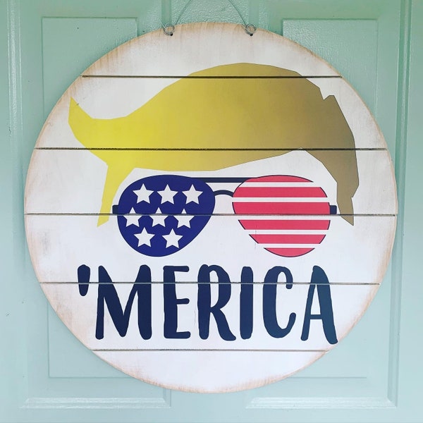 Wooden Trump Door Hanger - Etsy