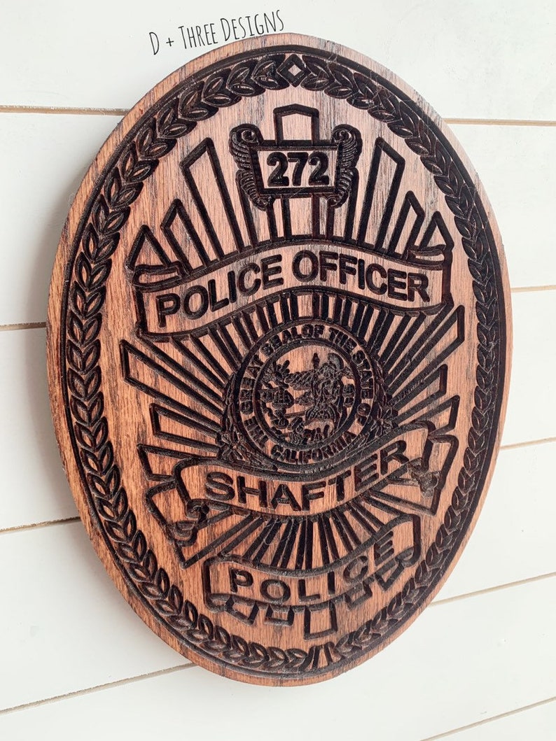 Custom Police Badge or Patch // Police Retirement // Police | Etsy