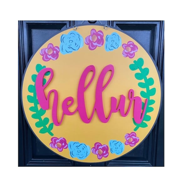 Hellur Sign - Etsy