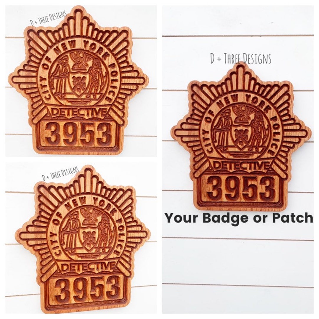 NYPD Personalized Detective Badge // NYPD Police Badge // Police ...