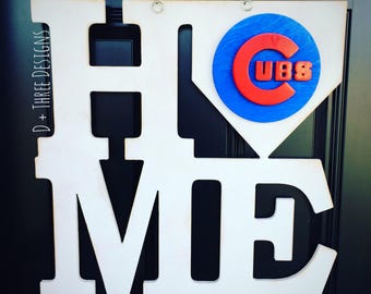 Cubs Door Hanger - Etsy