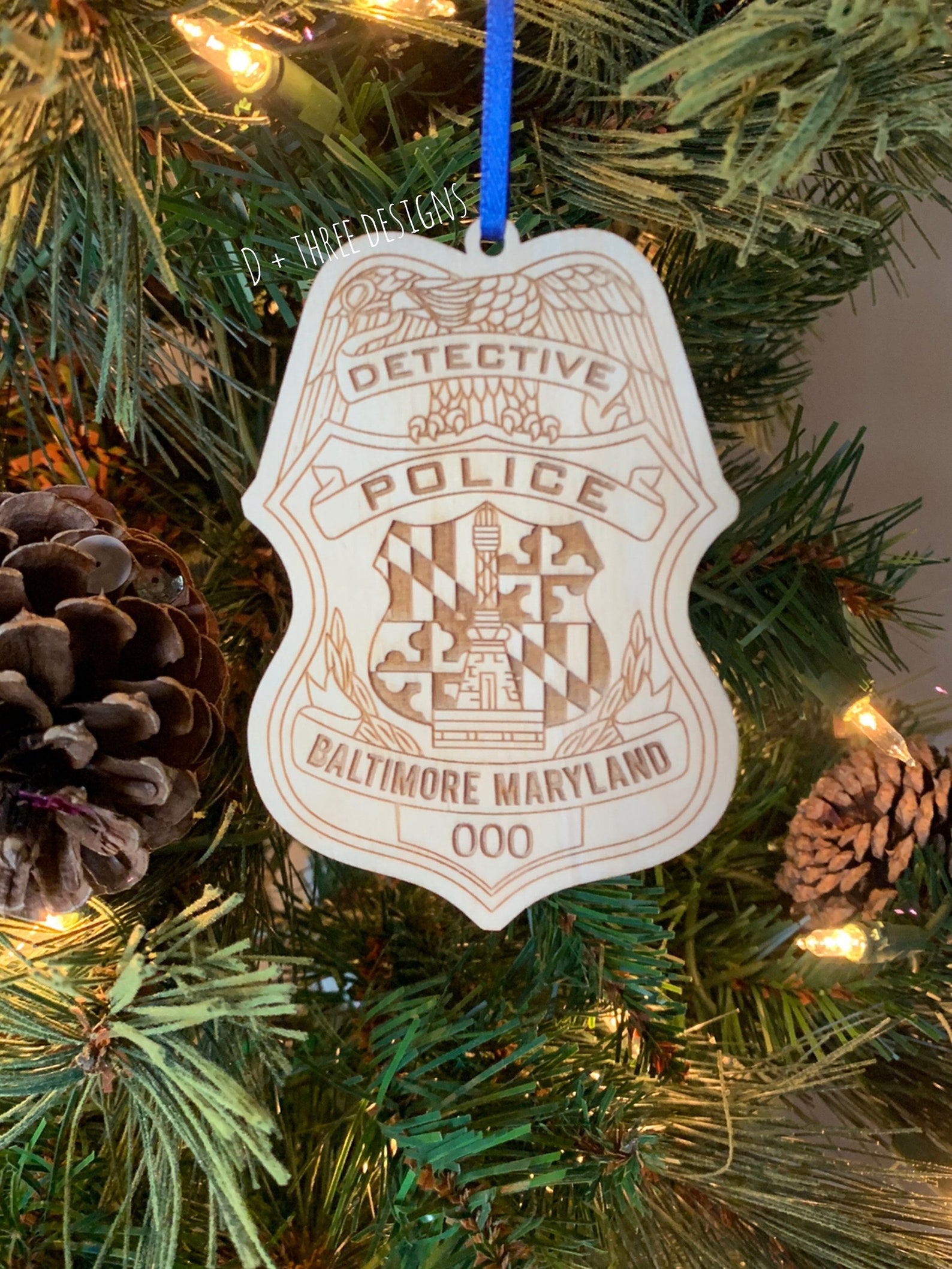 Baltimore Police Badge Ornament or Baltimore Police Patch - Etsy