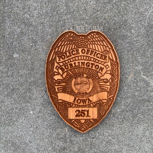 Burlington New Jersey Personalized Police Badge or Patch // New Jersey ...