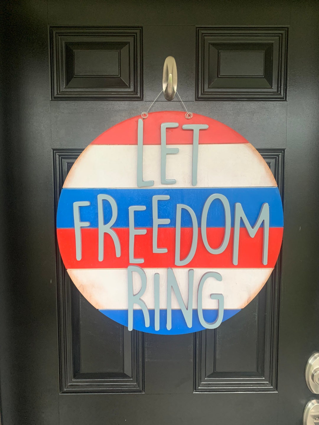 Patriotic Southern Let Freedom Ring Shiplap America Memorial Summer ...