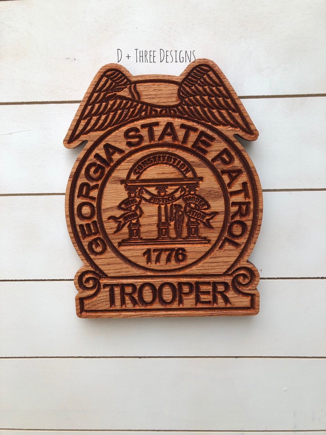 Georgia State Police Personalized Police Badge or Patch // - Etsy