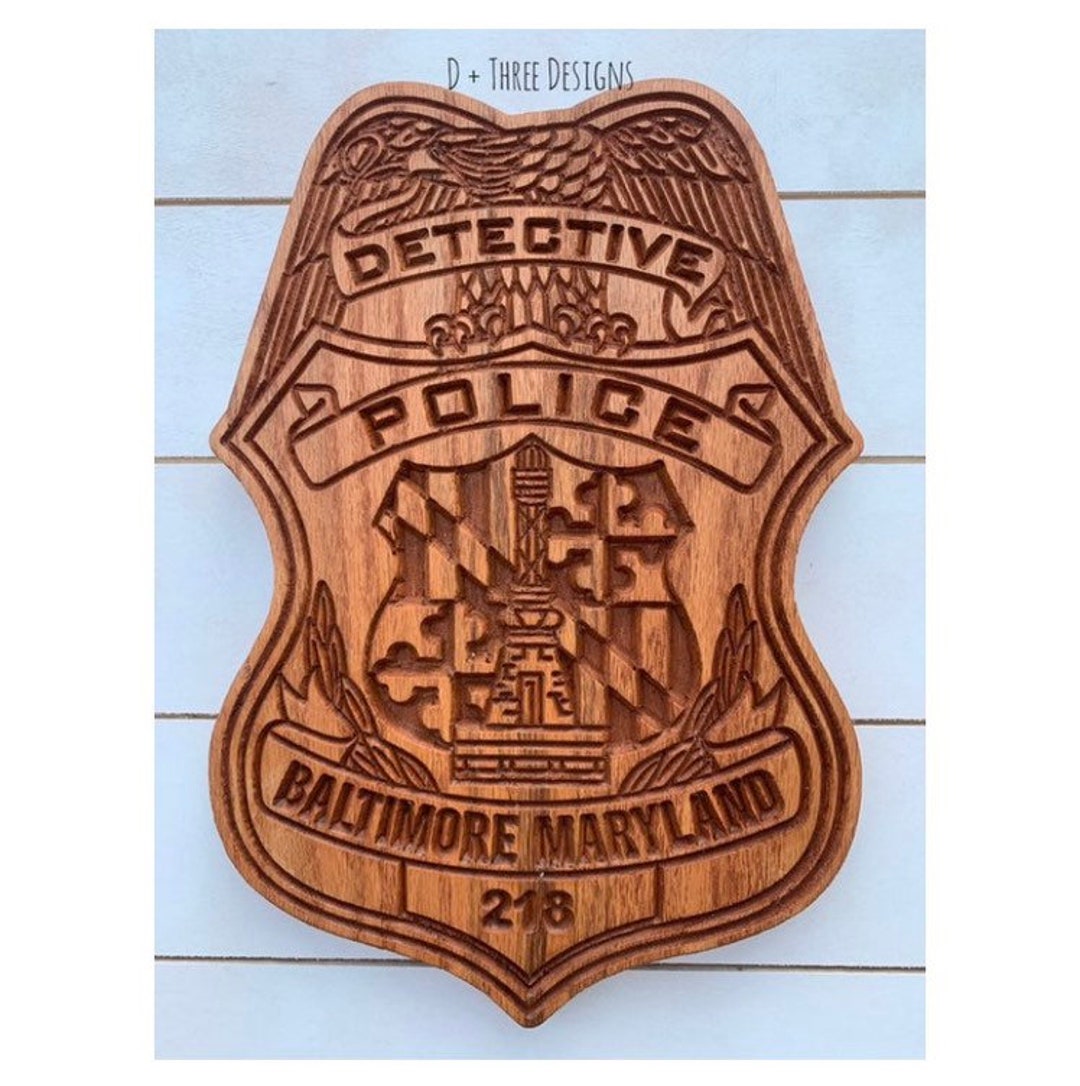 Baltimore Police // Personalized Police Badge or Patch // Police ...
