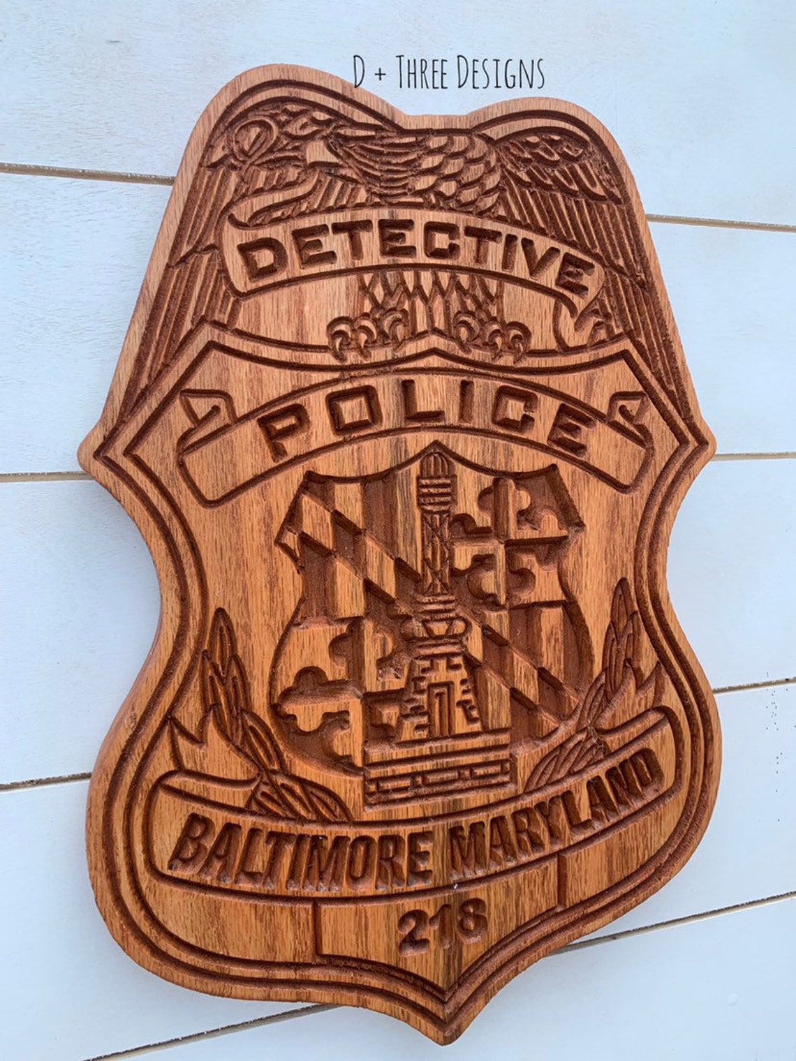 Baltimore Police // Personalized Police Badge or Patch // | Etsy