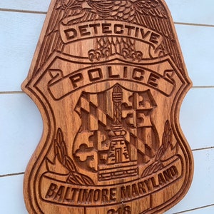 Baltimore Police // Personalized Police Badge or Patch // Police ...