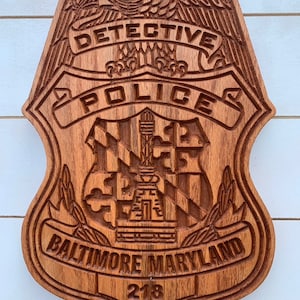 Baltimore Police // Personalized Police Badge or Patch // Police ...