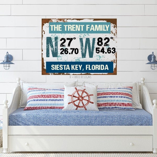 Nautical Coordinates - Etsy