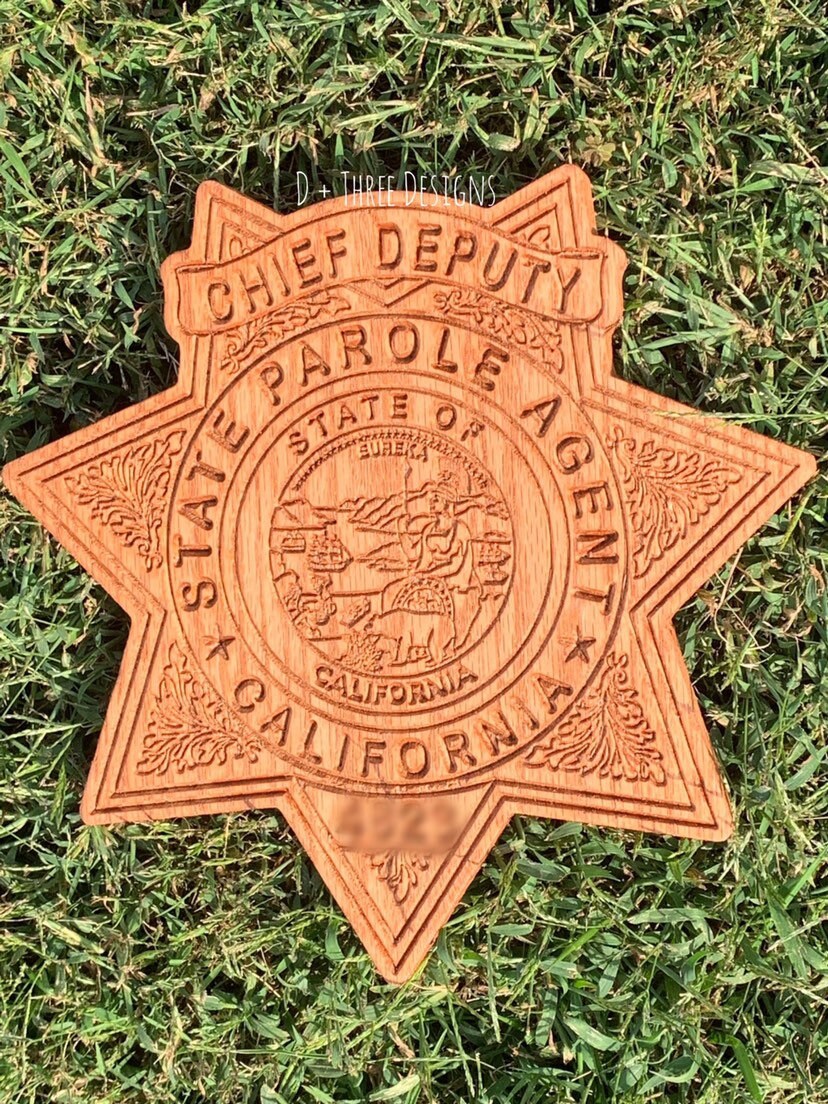 California State Parole Agent Badge / Parole Agent Badge / - Etsy UK