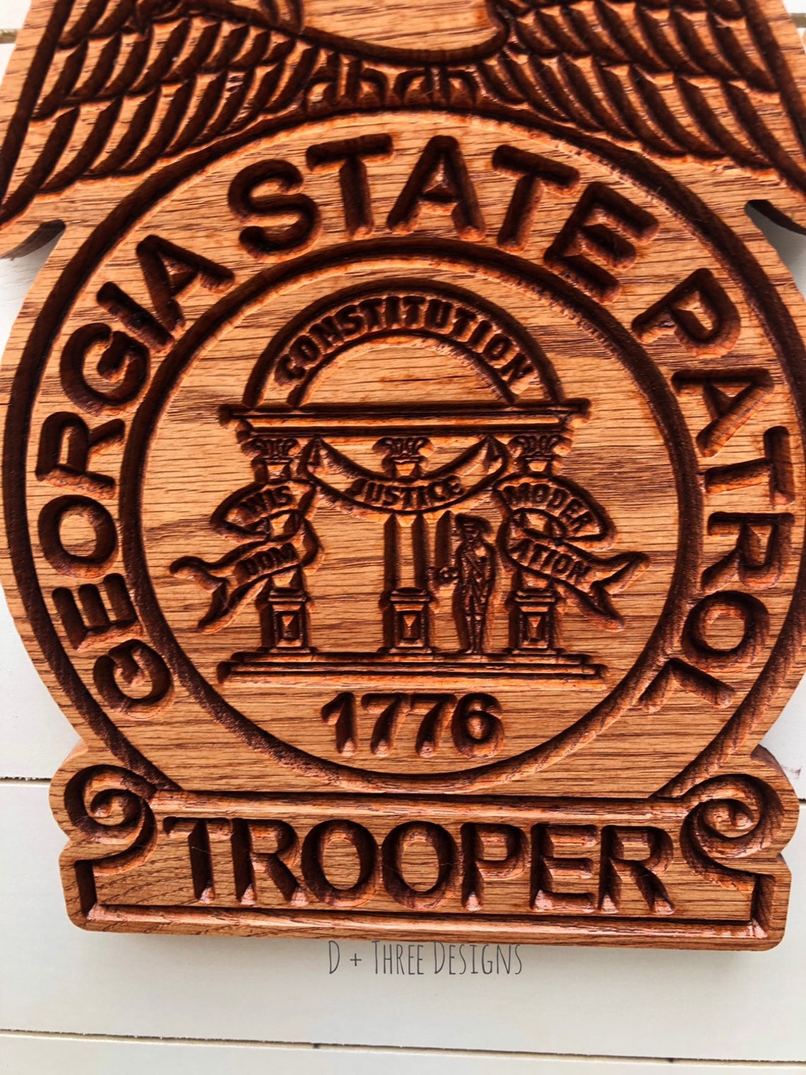 Georgia State Police Personalized Police Badge or Patch // - Etsy