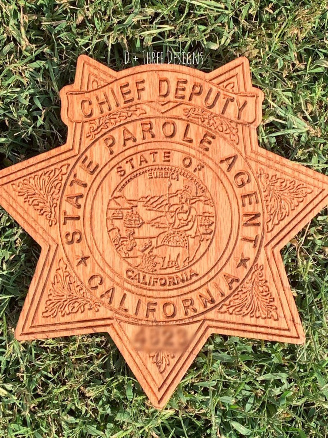 California State Parole Agent Badge / Parole Agent Badge / - Etsy UK