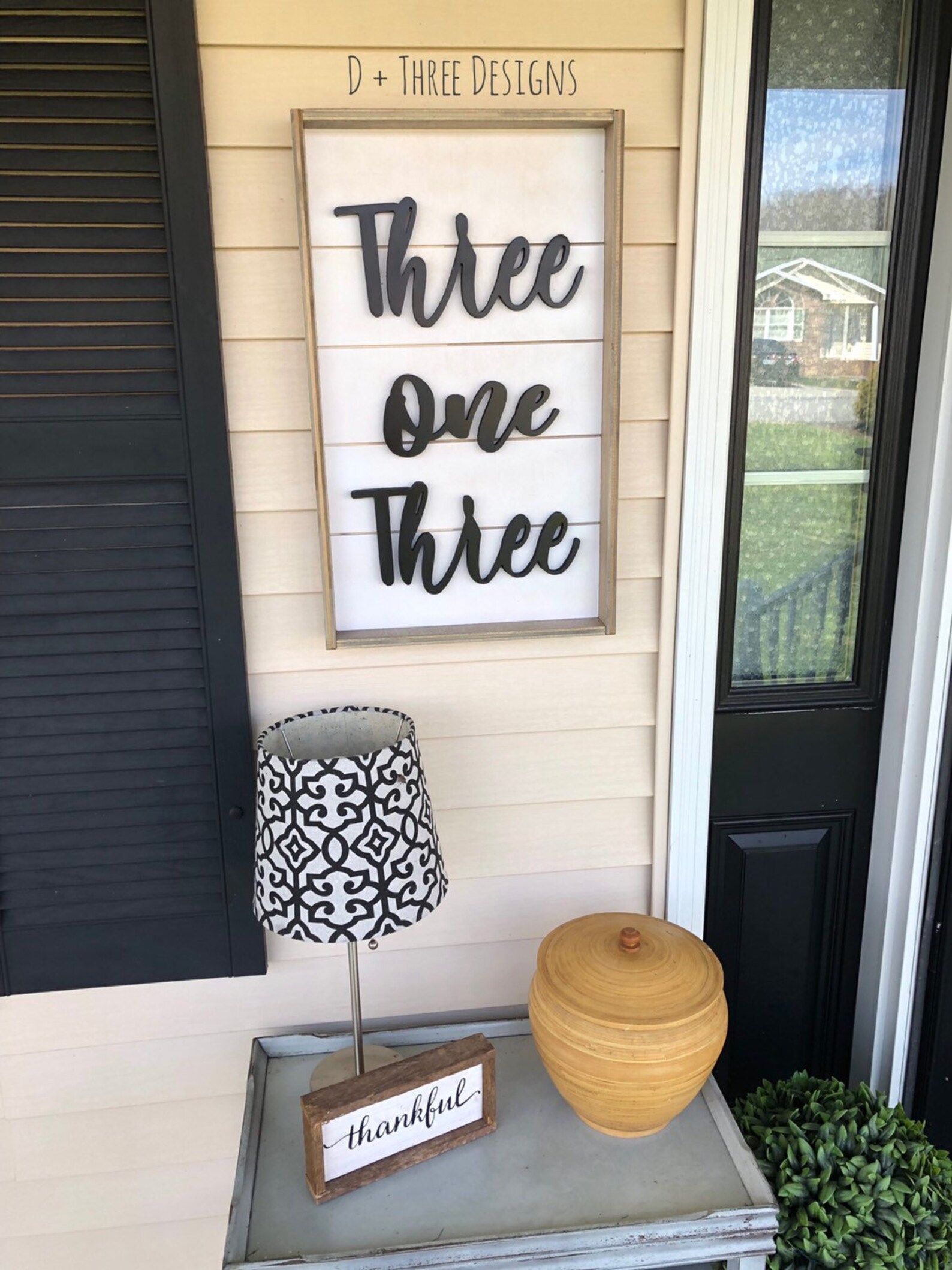 Rustic House Numbers Farmhouse Address Sign Modern House - Etsy