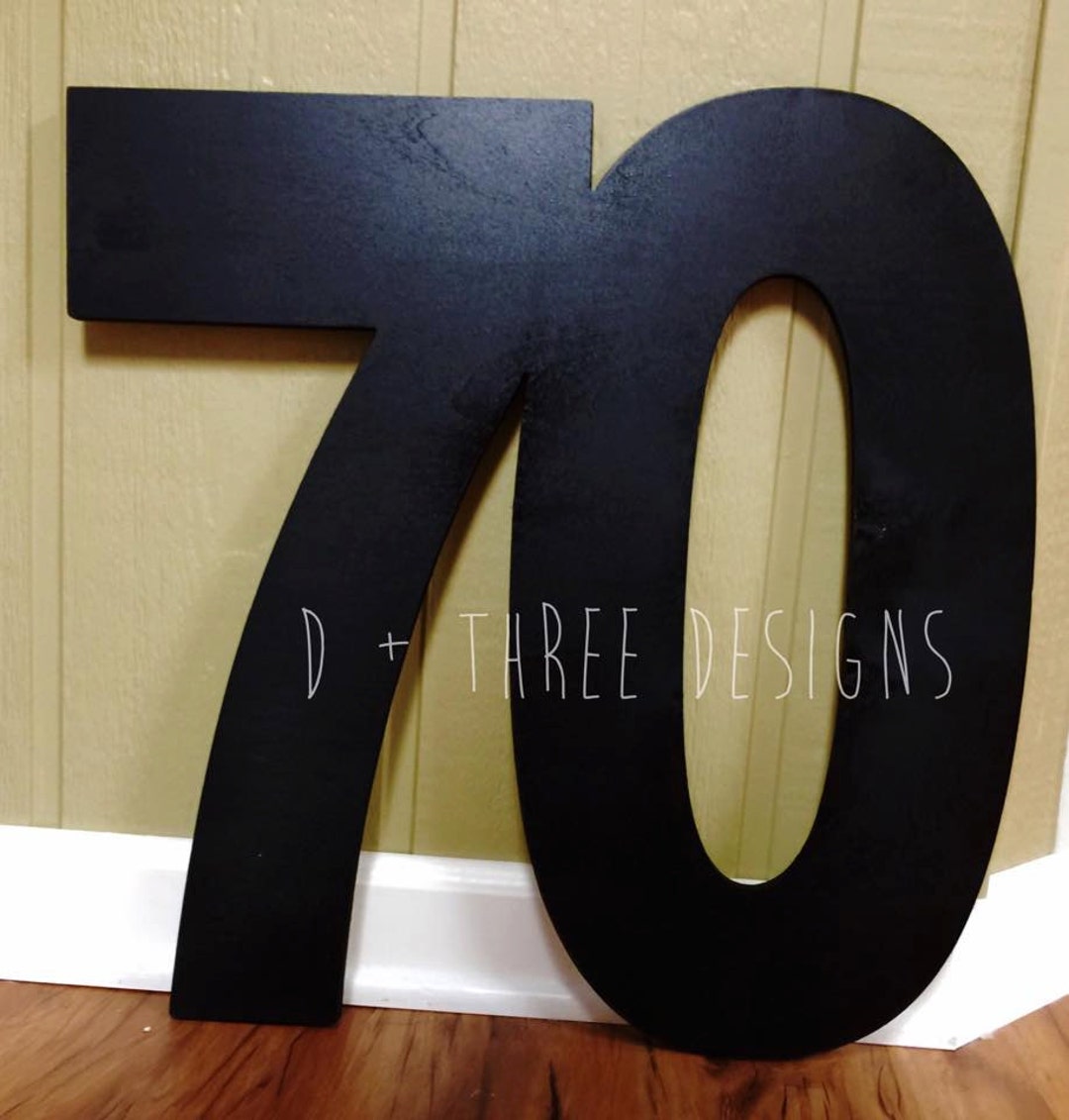 18 Inch Wooden Numbers, Birthday Numbers, Photo Prop, Birthday Decor ...