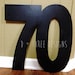 18 Inch Wooden Numbers, Birthday Numbers, Photo Prop, Birthday Decor ...