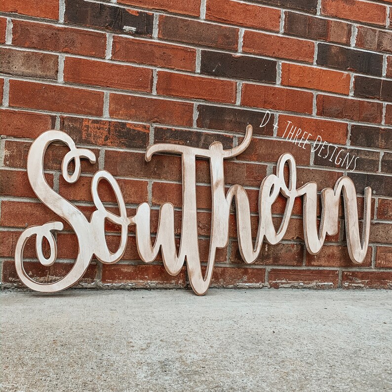 Large Southern Sign you Pick the Color Rustic Farmhouse - Etsy