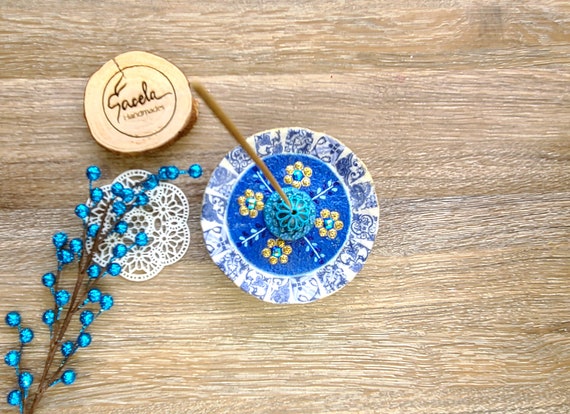 Paper Mache Incense Holder Dish Ring Dish Jewelry Dish Etsy