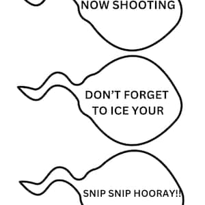 Vasectomy Care Package Gift Basket Printables Cut Out for Snacks - Etsy