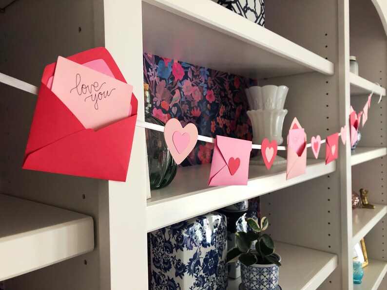 Love Letter Banner Valentines Day Wedding Party Bunting - Etsy