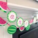 Watermelon Banners | Summer Birthday Party Bunting | Instant Digital ...