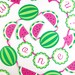 Watermelon Banners | Summer Birthday Party Bunting | Instant Digital ...