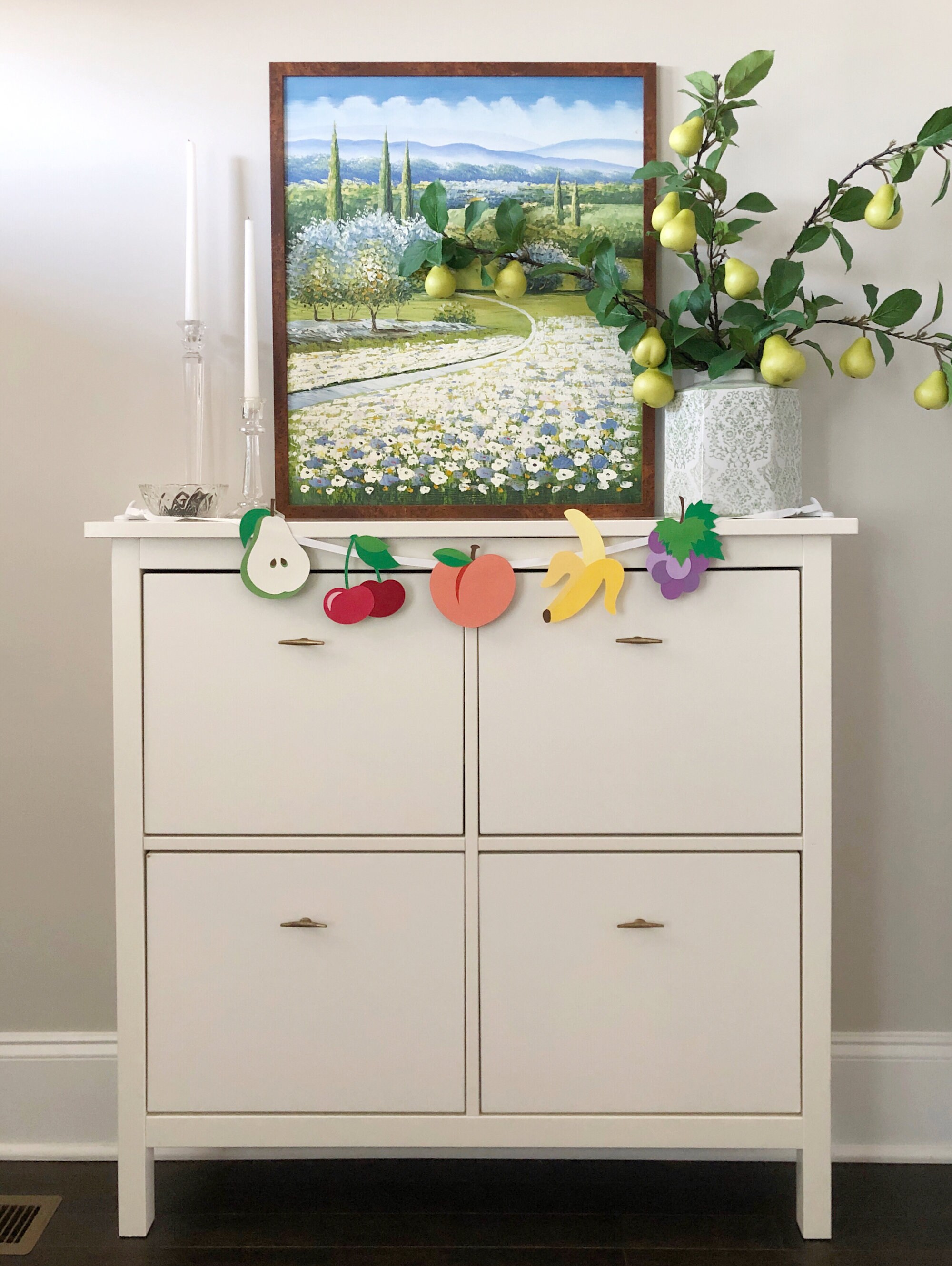 Fruit Banner Summer Bunting Classroom Garland Instant | Etsy