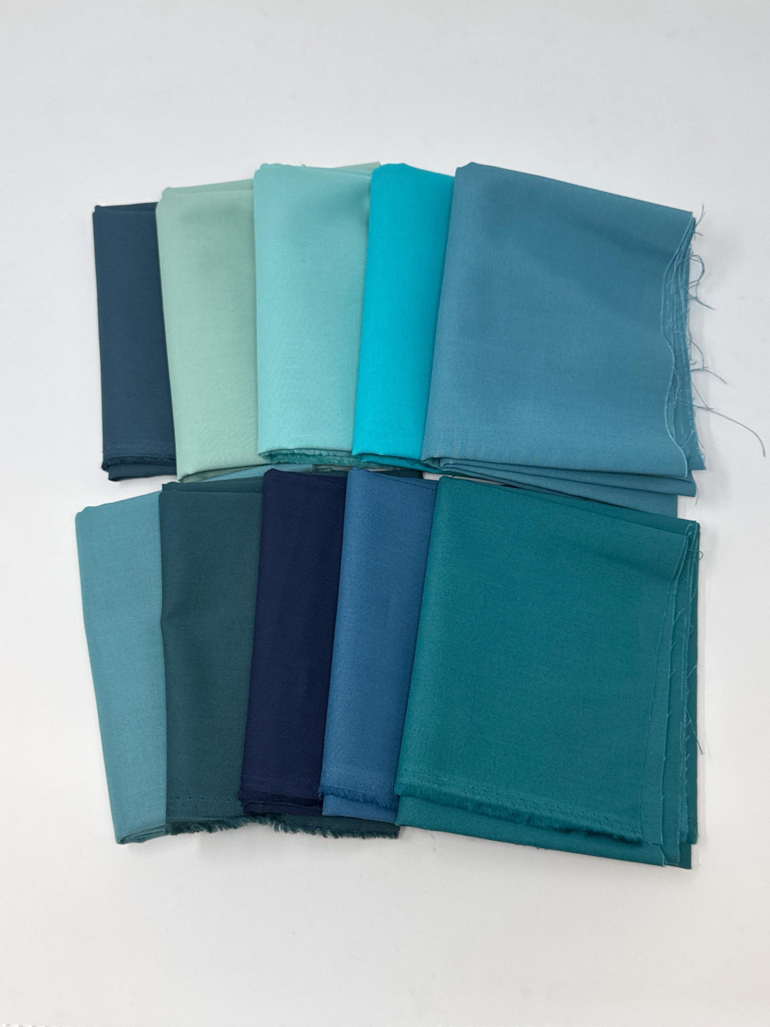 Waves of Blue Riley Blake Cotton Curated Fabric Bundle | Aqua Green ...