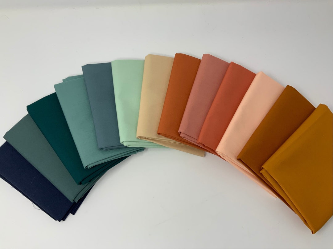 Utah Mountains Curated Art Gallery Pure Solids Fabric AGF Solid Bundle ...
