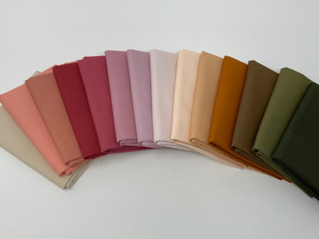 Autumn Walk Curated Art Gallery Pure Solids Fabric AGF Solid Bundle AGF ...