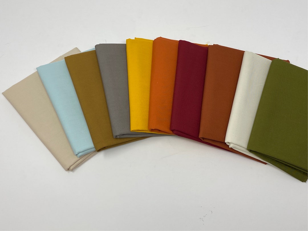 Ranch Fields Art Gallery Pure Solid Curated Fabric Collection Quilting ...