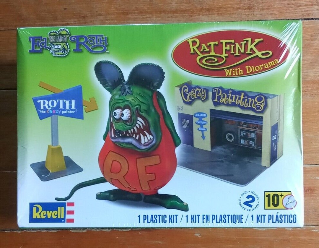 Revell RAT FINK W/diorama Plastic Model Kit Ed Roth - Etsy