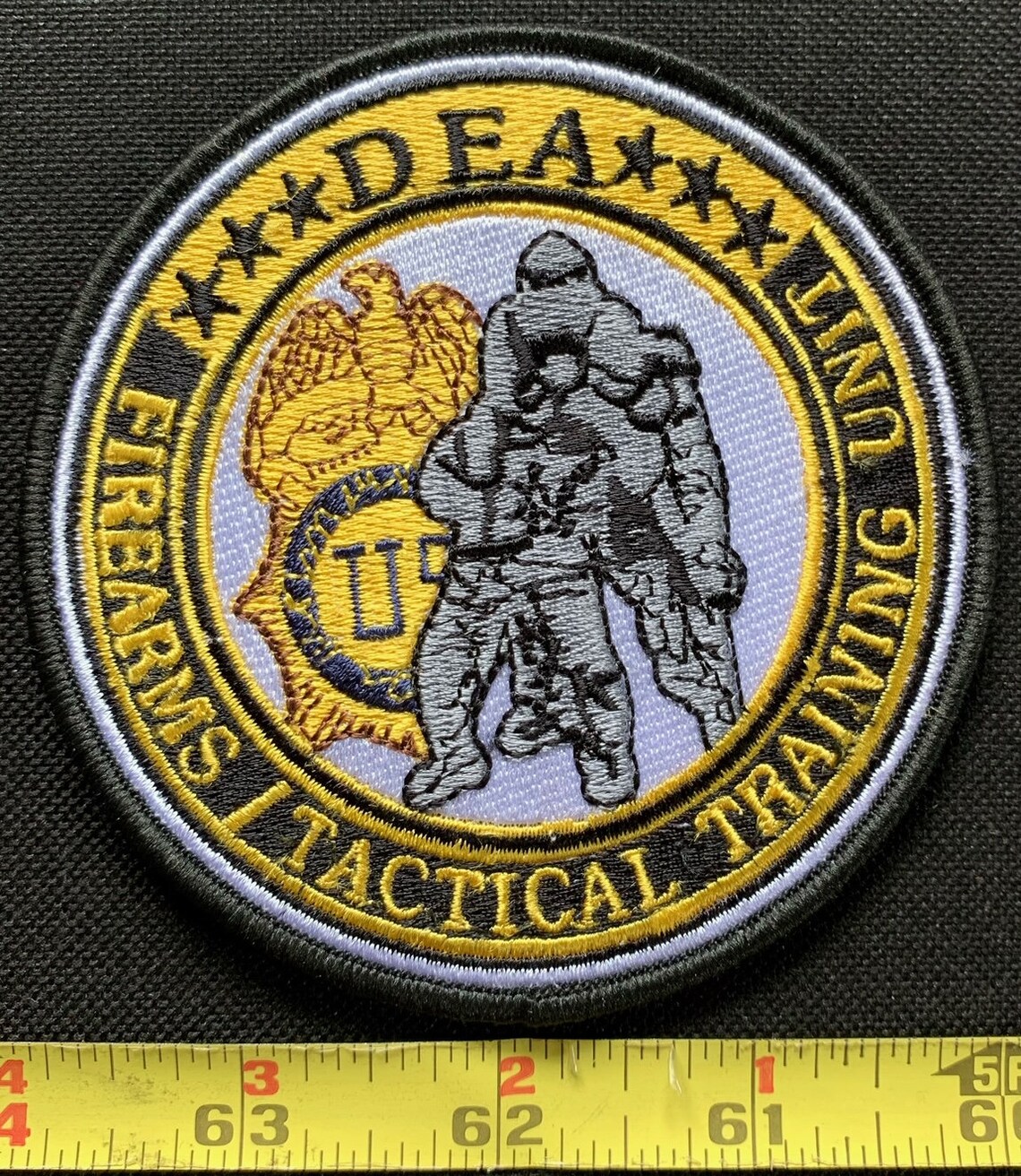 DEA Firearms Training Unit Embroidered Iron On Patch | Etsy
