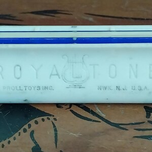 Rare Children's Plastic ROYAL TONE Harmonica Made by Proll Toys, Inc ...