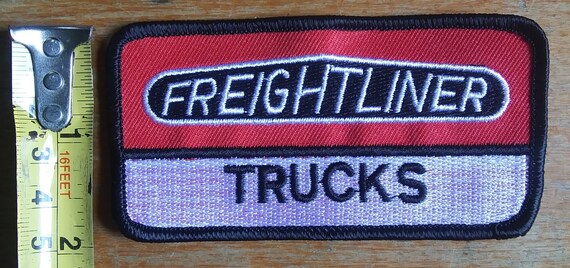 Vintage Freightliner Trucks Uniform Hat Jacket Patch - Gem