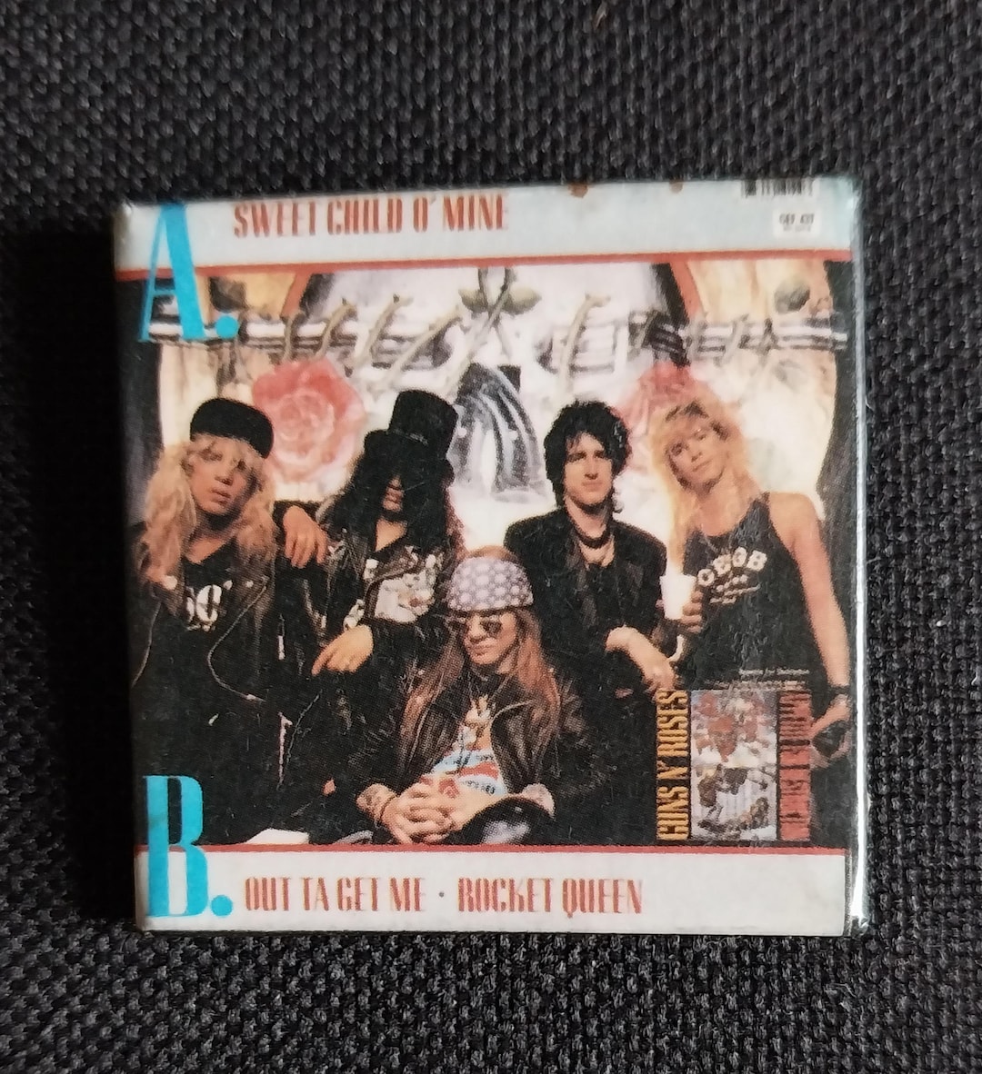 Guns N' Roses GNR 80s Rock Band Music Pin Badge Button - Etsy