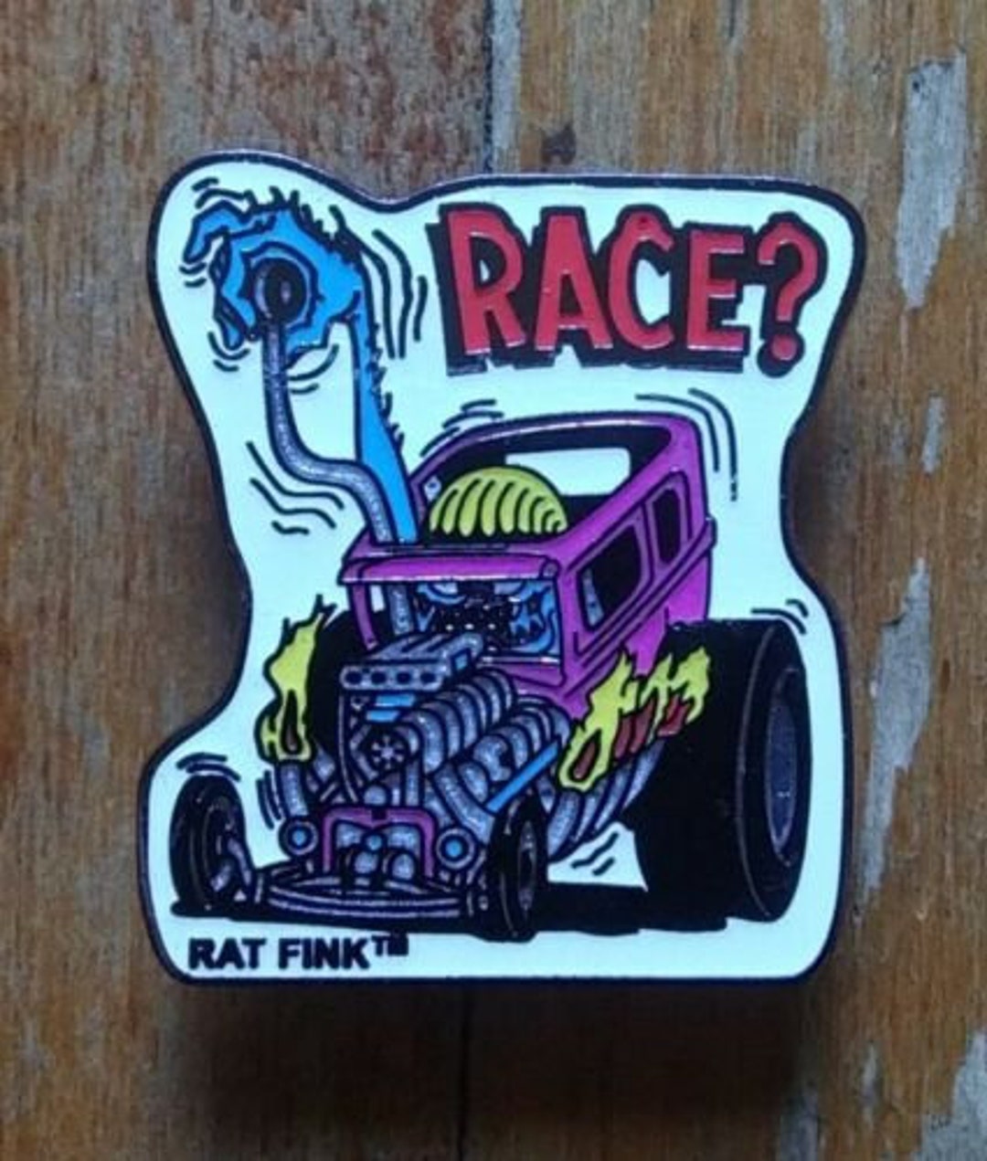 Ed big Daddy Roth RAT FINK Race Lapel Pin Fully License - Etsy