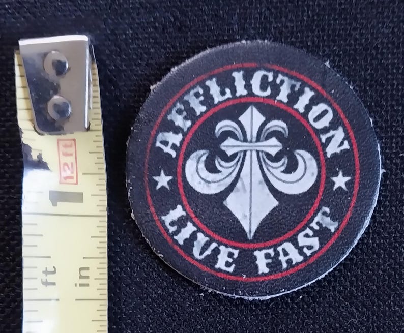 Affliction Live Fast Motorcycle Jacket Biker Vest Hat Mini Leather ...