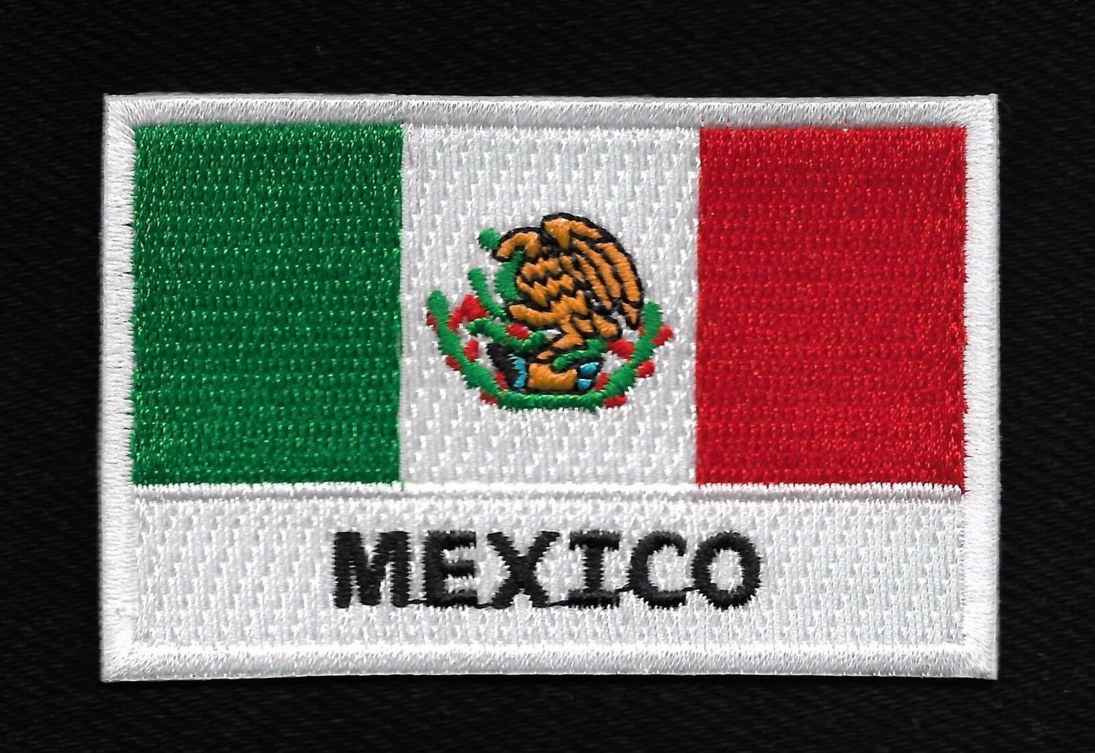 MEXICO Iron on Mexican Flag Patch - Etsy