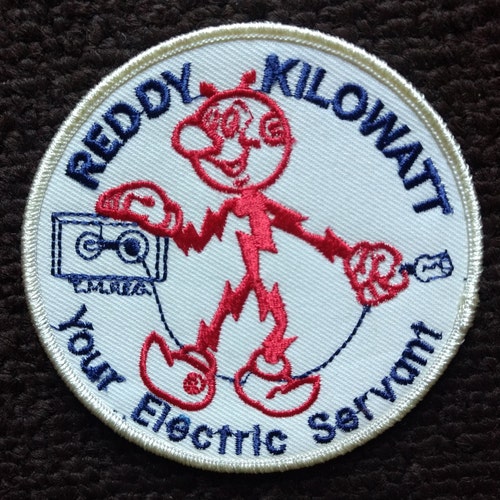 High Voltage Patch 2 Inch Diameter Embroidered Patch | Etsy