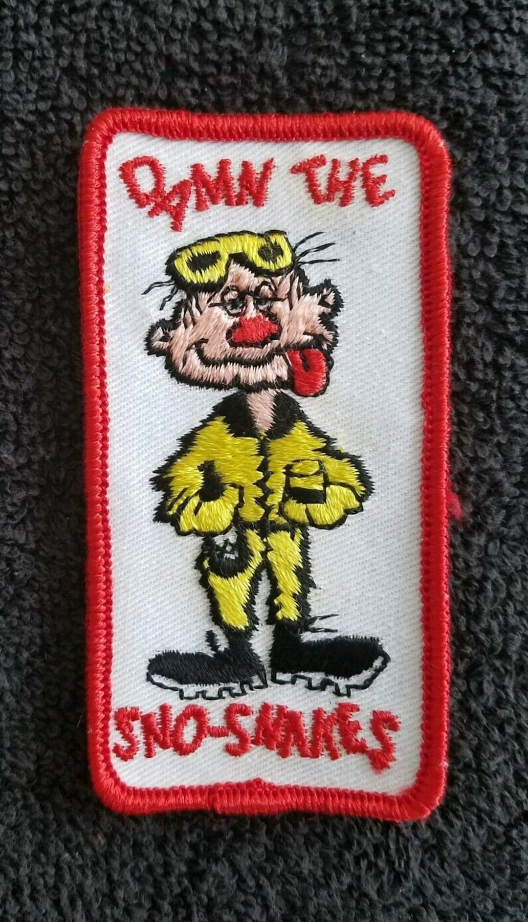 Damn the Sno-snakes - Vintage 70s Snowmobile Racing Sew on Collectors Patch - Etsy