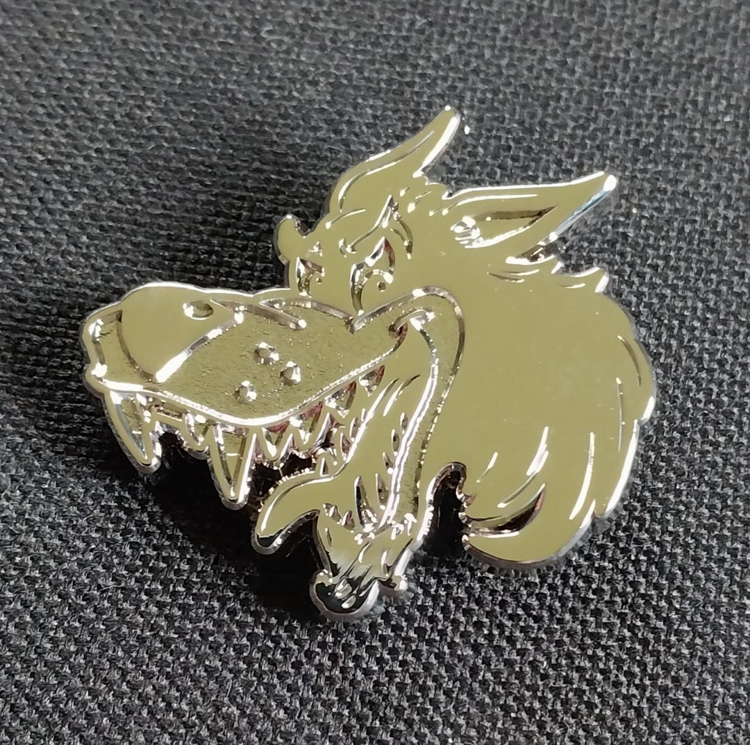 Lone Wolf MC Outlaw Biker PIN Badge Pinback - Etsy